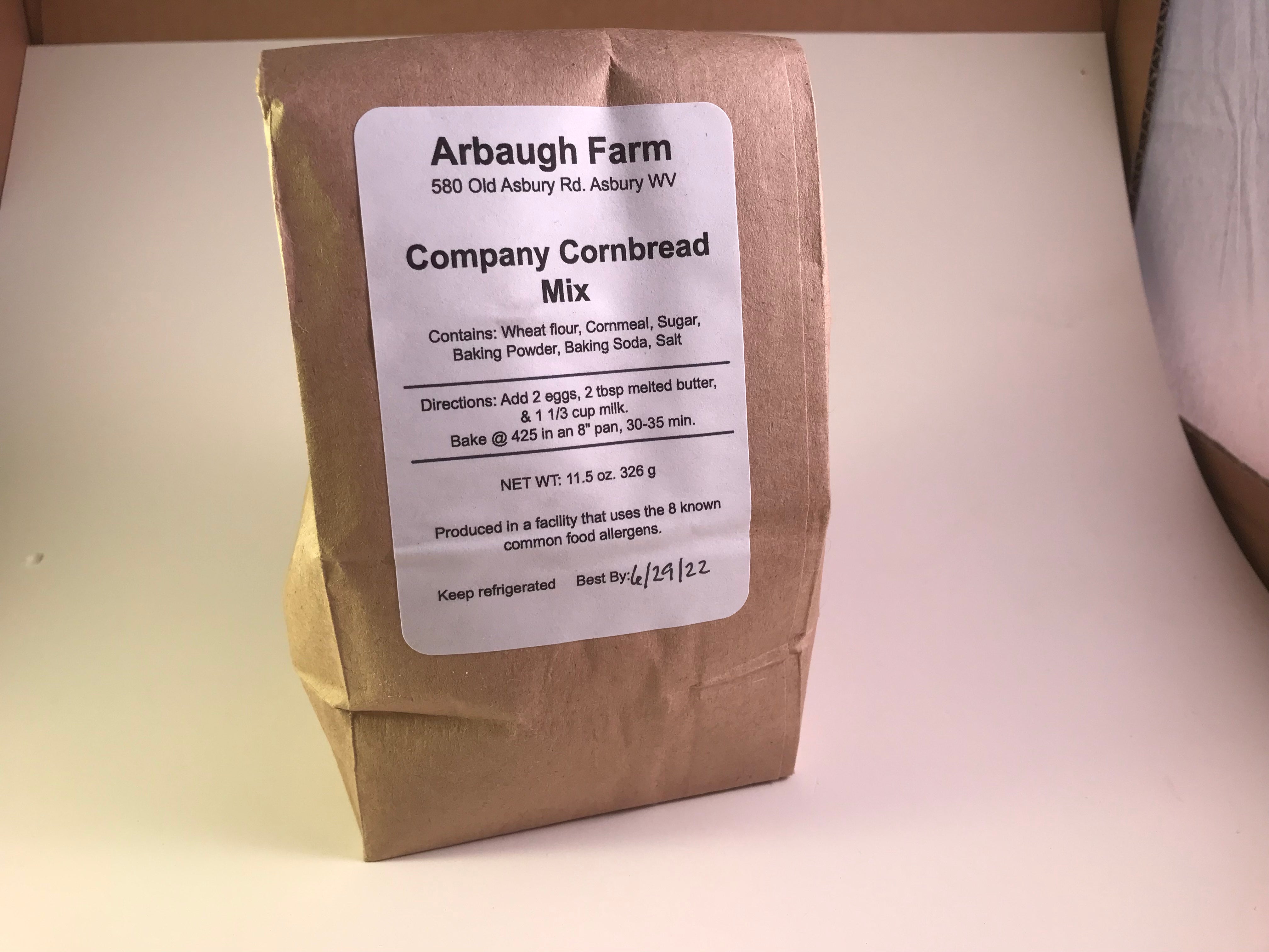 Company Cornbread Mix – Arbaugh Farm